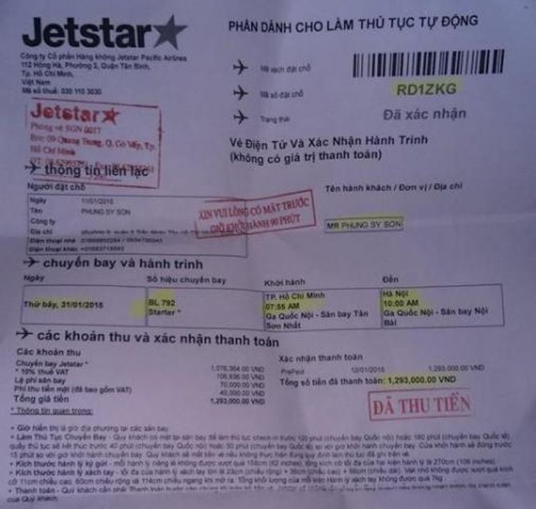 Hướng dẫn check in online Jetstar cực kỳ đơn giản